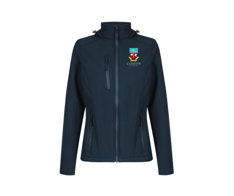 STAFF navy soft shell jacket - Ladies (MTC Training only) – Cardijn College