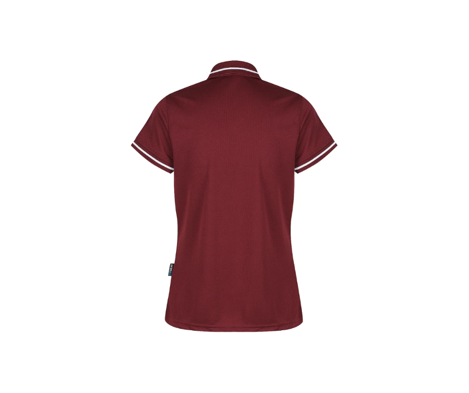 Staff maroon polo shirt - Ladies – Cardijn College