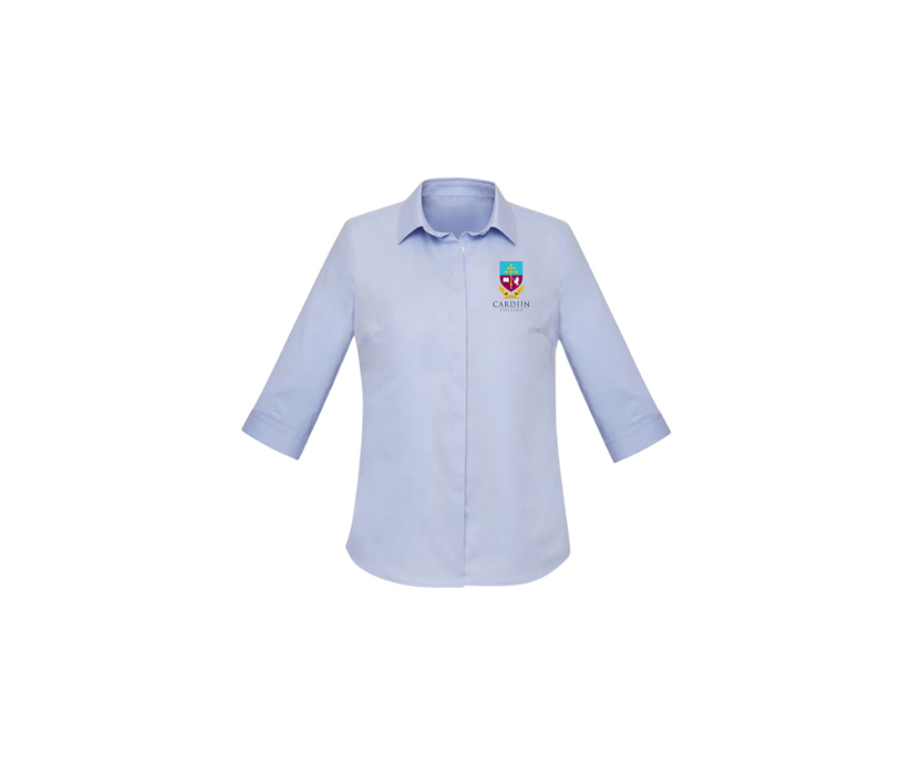 Staff business shirt - Ladies (chambray) – Cardijn College